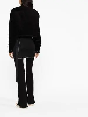 Rick Owens Corduroy Cropped Jacket - Black