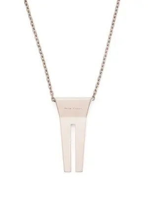 Rick Owens Open-trunk Pendant Necklace - Metallic
