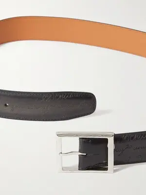 Berluti Scritto 3.5cm Leather Belt