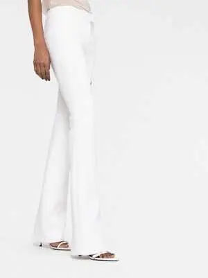 COURREGES Crepe-texture Bootcut Trousers