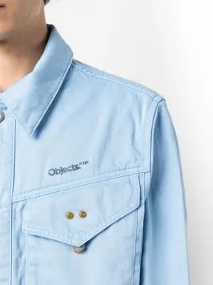 OBJECTS IV LIFE Logo-print Denim Jacket