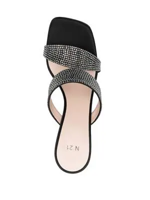 N°21 105mm Sequin-embellished Sandals