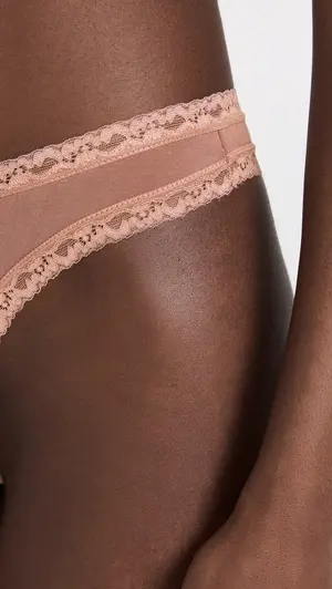 STRIPE & STARE Thong 4 Pack Box - Mocha