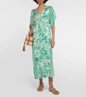 Poupette St Barth Amaya Printed Kaftan