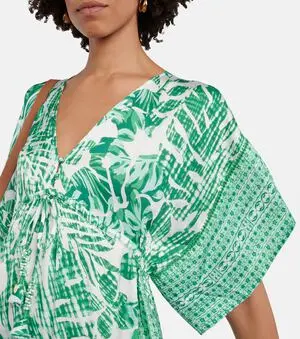 Poupette St Barth Amaya Printed Kaftan