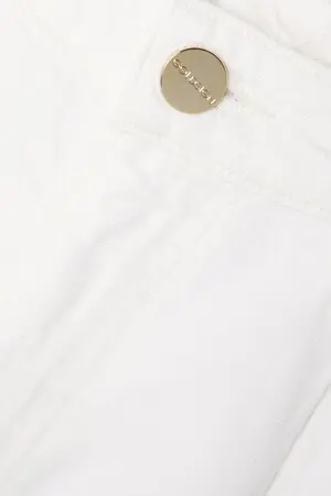 GOLDSIGN Net Sustain The Scout Pleated Organic Denim Shorts