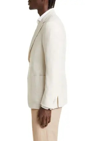 Zegna Fairway Crossover Linen & Wool Blend Sport Coat