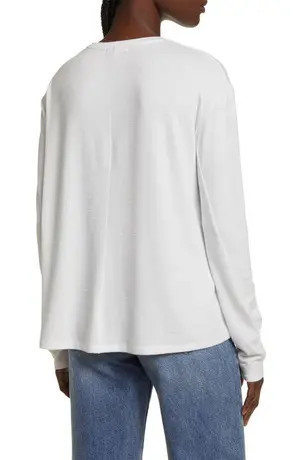 Rag & Bone The Knit Long Sleeve T-shirt - Wht