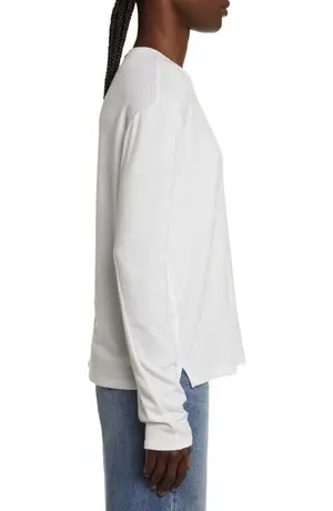 Rag & Bone The Knit Long Sleeve T-shirt - Wht