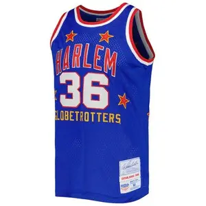 RINGS & CRWNS Meadowlark Lemon Harlem Globetrotters Swingman Jersey - Royal