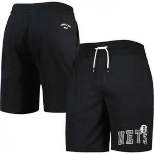 Tommy Hilfiger Brooklyn Nets Mike Mesh Basketball Shorts - Black