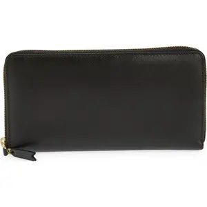 Comme Des Garçons Classic Leather Zip Around Wallet - Black