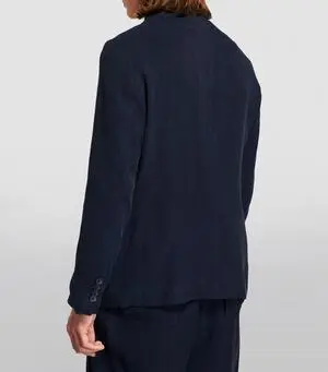 Giorgio Armani Single-breasted Blazer - Blue