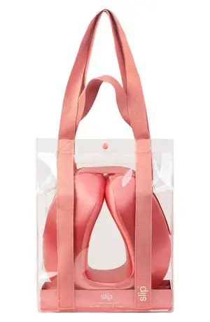 Slip Pure Silk Travel Pillow - Blush