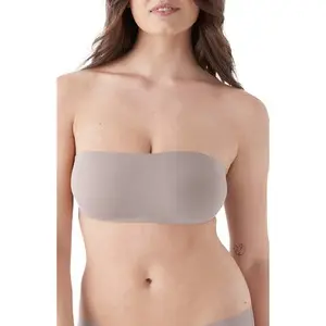 TRUE & CO True Body Wireless Convertible Bandeau Bra Mink