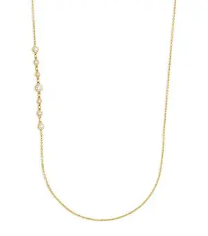 JADE TRAU Yellow And Diamond Penelope Single Station Necklace