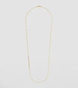 JADE TRAU Yellow And Diamond Penelope Single Station Necklace