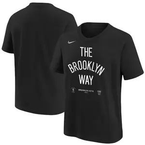 Nike Youth Brooklyn Nets 2023 Nba Playoffs Mantra T-shirt