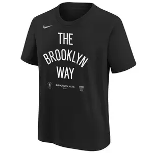 Nike Youth Brooklyn Nets 2023 Nba Playoffs Mantra T-shirt