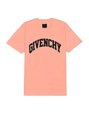 Givenchy Givenchy Oversized Fit T-shirt In Coral Coral