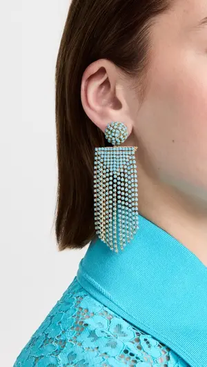 Deepa Gurnani Fanning Drop Earrings