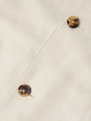 Loro Piana André Rain System® Linen Bomber Jacket