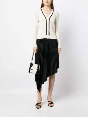 3.1 Phillip Lim Contrasting Ribbed-knit Cardigan