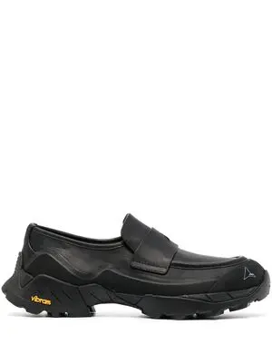 ROA Logo-print Leather Loafers