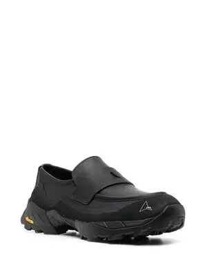 ROA Logo-print Leather Loafers