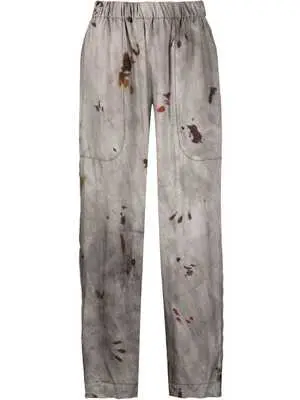 UMA WANG Graphic-print Trousers