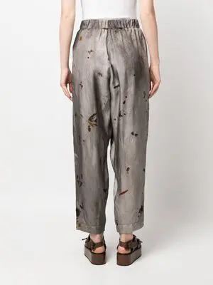 UMA WANG Graphic-print Trousers