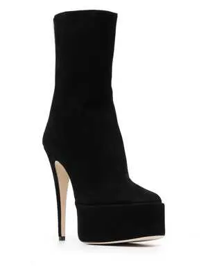 Paris Texas Ivana 155mm Suede Platform Boots