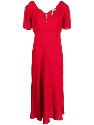N°21 Tie-fastening Midi Dress