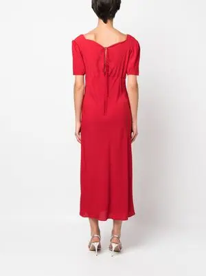 N°21 Tie-fastening Midi Dress