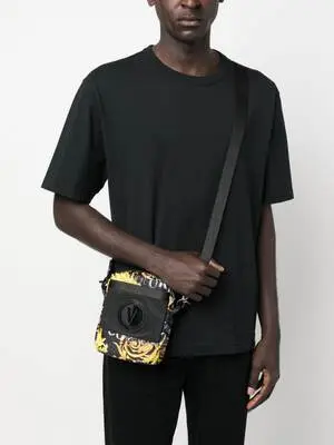 Versace Barocco-print Messenger Bag