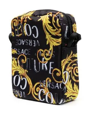 Versace Barocco-print Messenger Bag
