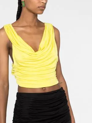 Gauge81 Juara Draped Twisted Cropped Top
