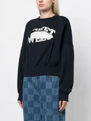 UNDERCOVERISM Slogan-print Cut-out Detailing Sweatshirt