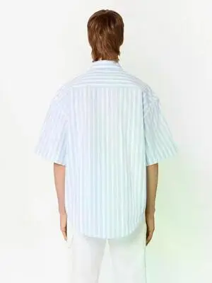 AMI Paris Striped Short-sleeve Shirt