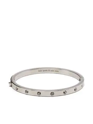 Kate Spade New York Stone Hinged Bracelet - Silver