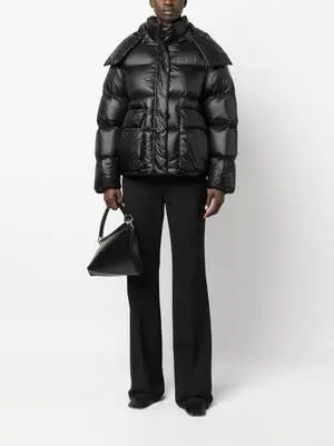 Dorothee Schumacher Padded Quilted Hooded Jacket