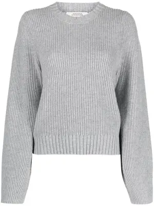 Dorothee Schumacher Ribbed-knit Sweatshirt - Grey