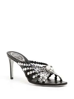 Rene Caovilla 90mm Crystal-embellished Sandals