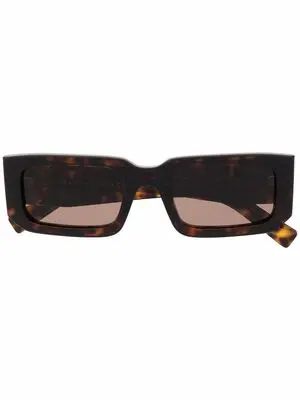 Prada Square-frame Sunglasses - Brown