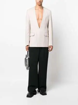 BOTTER Plunging V-neck Wool Blazer