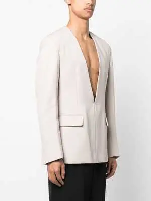 BOTTER Plunging V-neck Wool Blazer