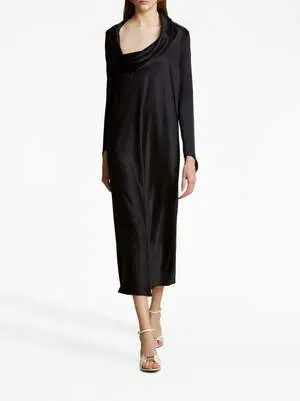 Khaite Olivier Silk Midi Dress