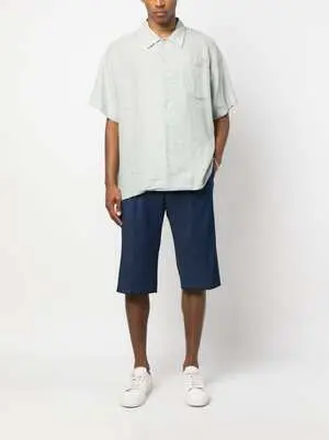 Kiton Denim Shorts - Blue