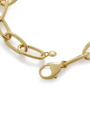 Monica Vinader Chain-link Charm Bracelet - Gold
