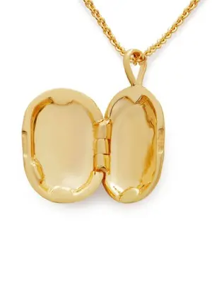 Monica Vinader Mini Locket Adjustable Necklace - Gold